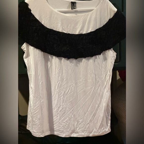 ravel | Tops | Ravel Canada Soutache Rosette Jersey Top Tee Blouse ...